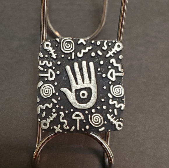 Alice Seely | Jewelry | Y2k Alice Seely Petroglyph Hamsa Hand Pin ...